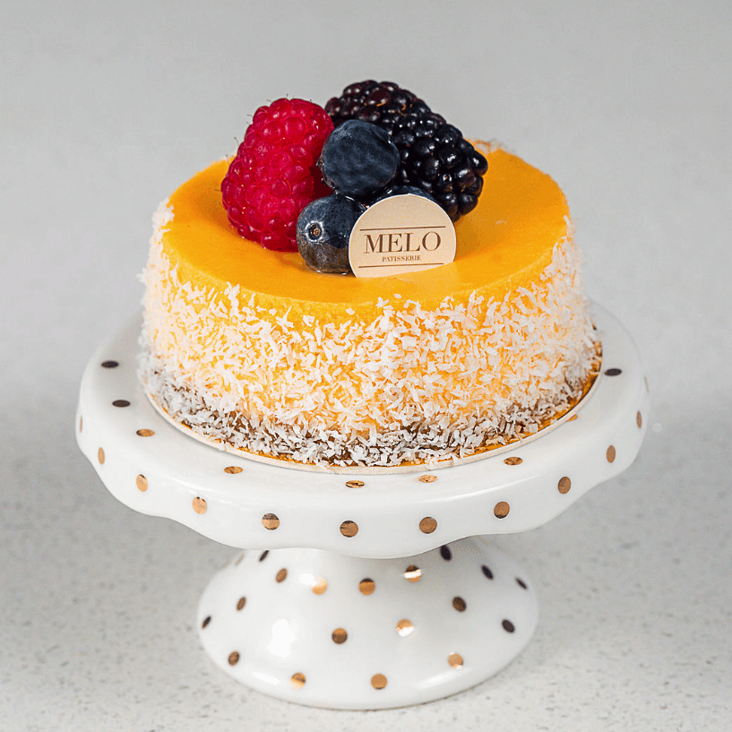 Ricotta Cheesecake Mango Passion | Mini Cake | Melo Patisserie | Melo ...